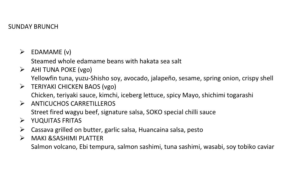 Japanese Peruvian Restaurant | Soko Rooftop